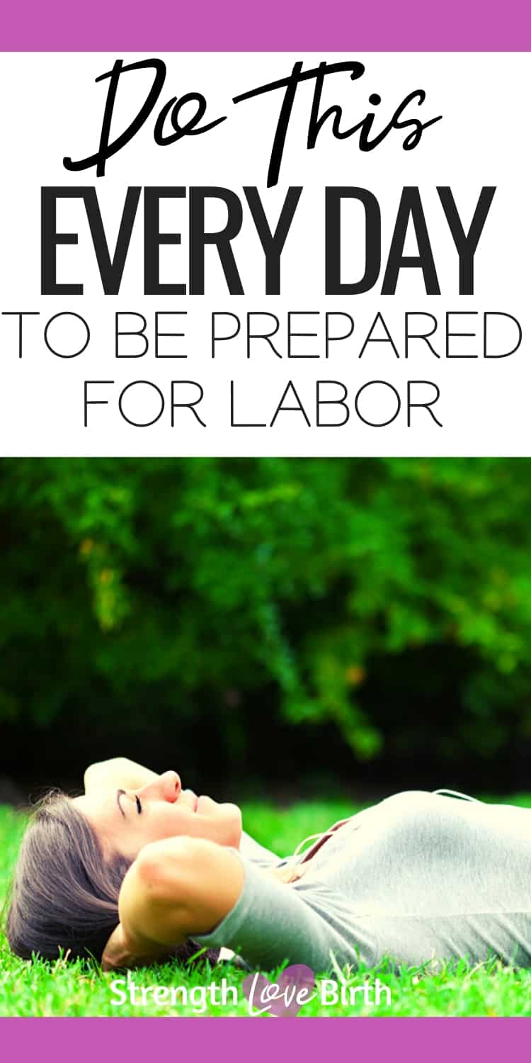 Practicing Relaxation Before Labor